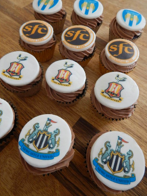 Football Team Cupcake Toppers - Incredible Toppers