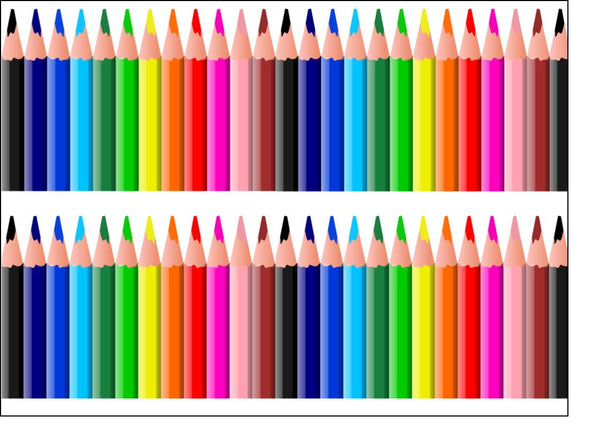 A4 Fondant Sheet Pencils - Edible Cake Decoration - Incredible Toppers