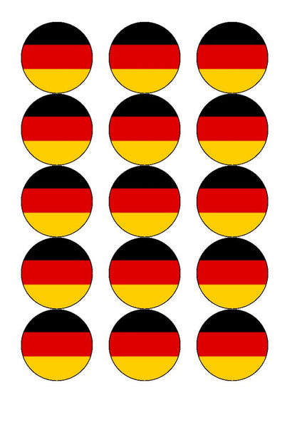 Germany Edible Cake & Cupcake Toppers - Incredible Toppers
