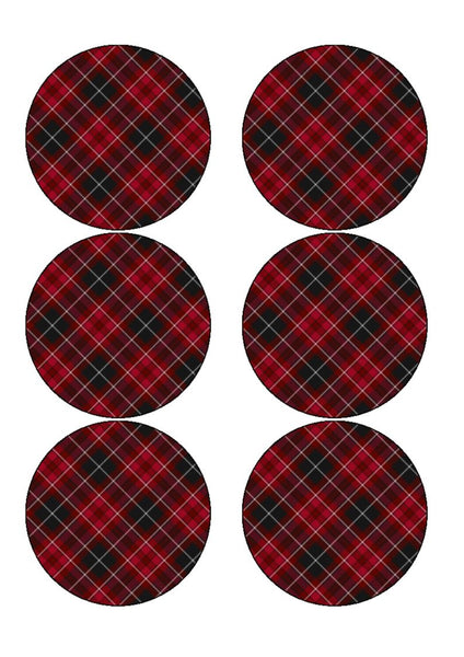 Tartan - Pride of Wales - edible prints/cake/cupcake toppers ...
