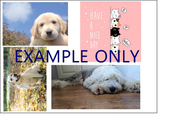 Create Your Own Edible Cake Topper - A4 Rectangle (10.5" x 7.5 ...