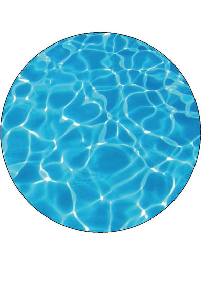 Water effect edible cupcake/cake toppers - Incredible Toppers